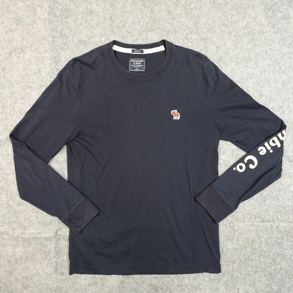 Abercrombie & Fitch | Shirts | Abercrombie Fitch Shirt Mens Small Muscle Logo Y2k 9s Preppy Crew ...